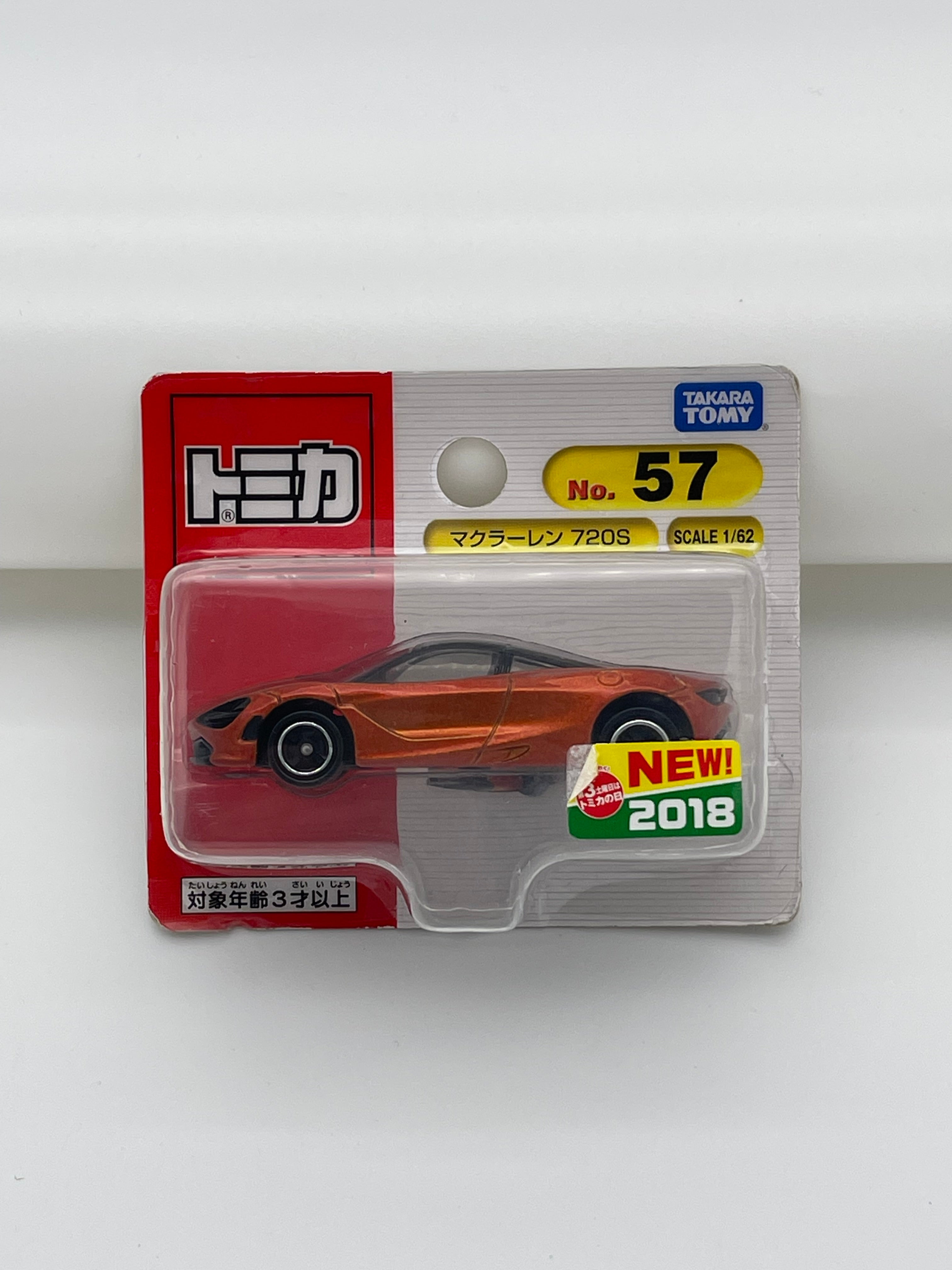 Takara Tomy McLaren 720S No.57 1/62 Scale – Hot Box Cars
