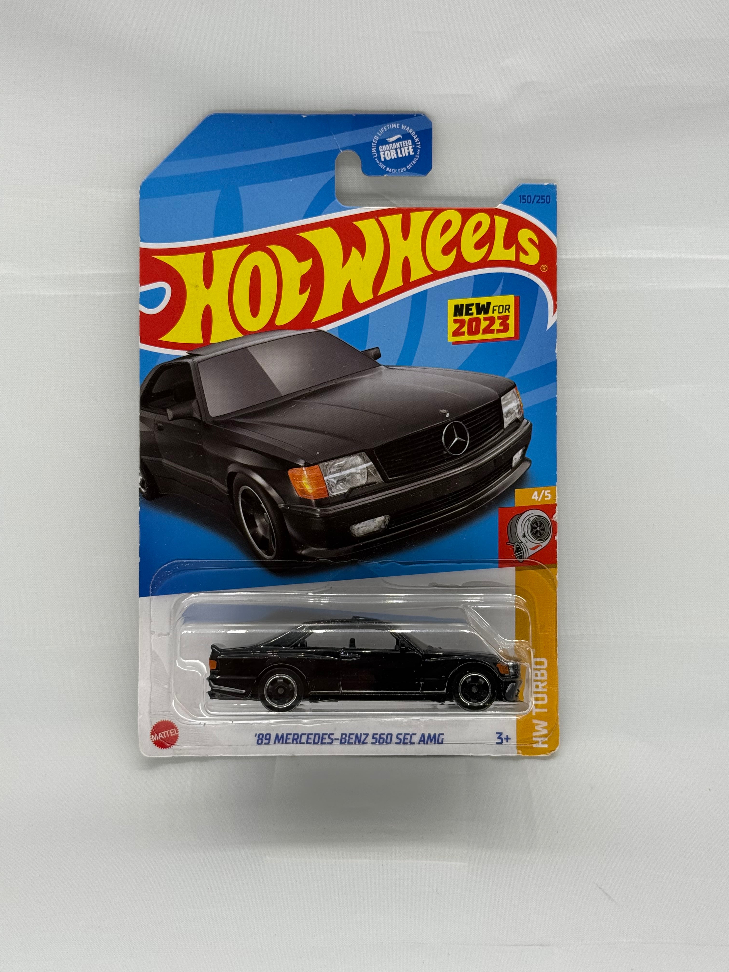 Hot Wheels '89 Mercedes-Benz 560 SEC AMG – Hot Box Cars