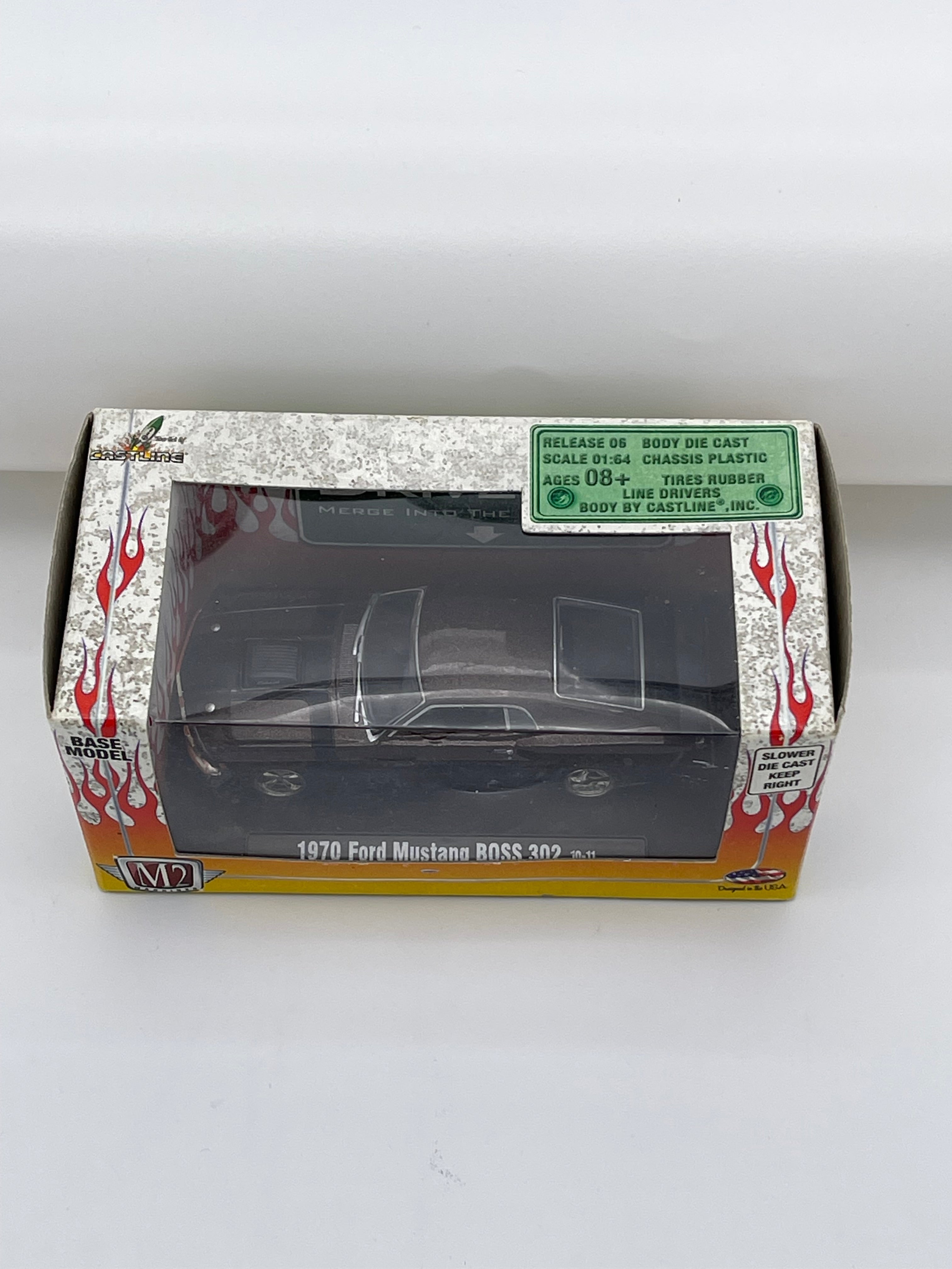 M2 1970 Ford Mustang BOSS 302 (10-11) – Hot Box Cars
