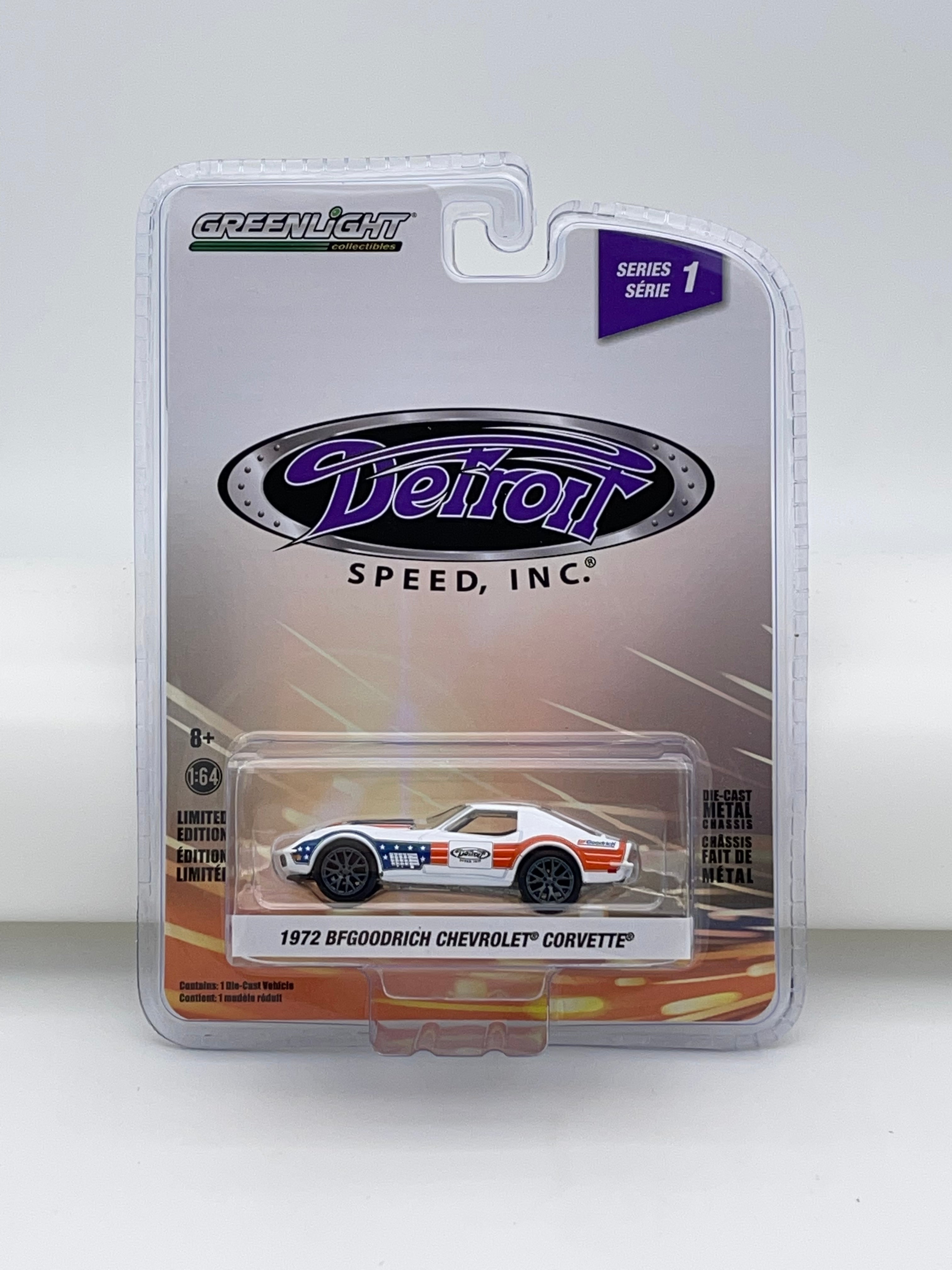 Greenlight Detroit: ‘72 BFGoodrich Chevy Corvette – Hot Box Cars