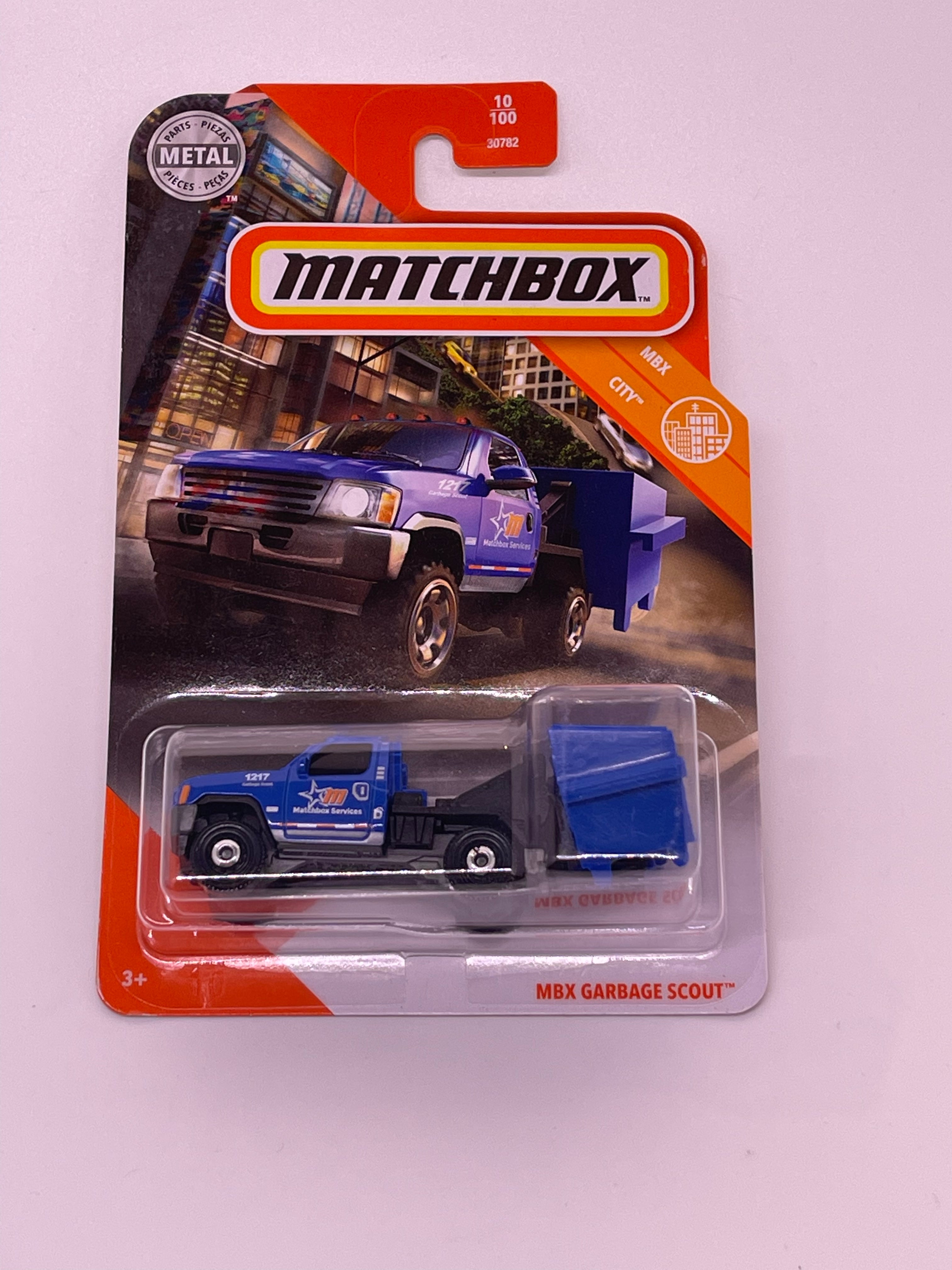 Matchbox MBX Garbage Scout (Blue) – Hot Box Cars