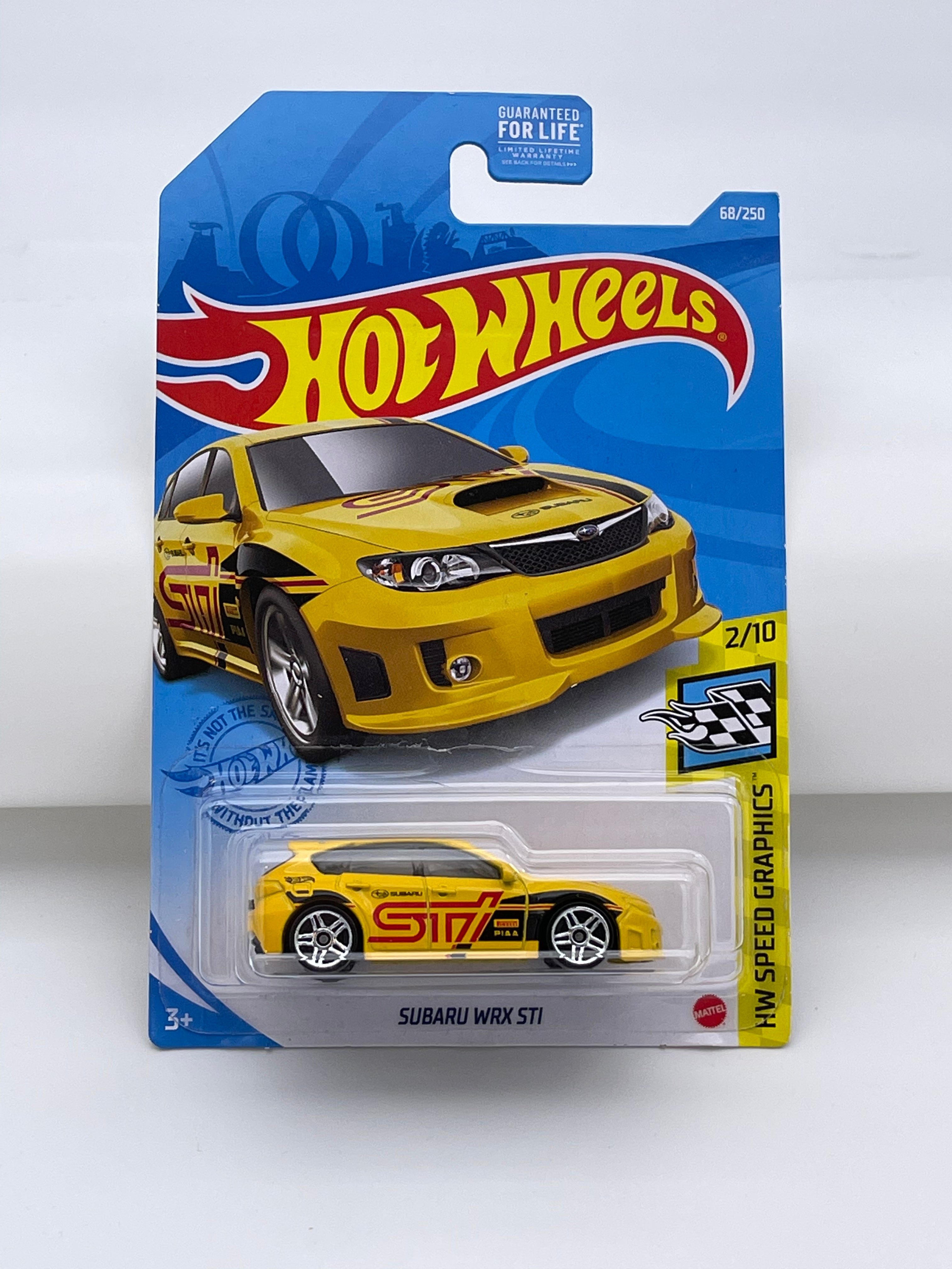 Hot Wheels Subaru WRX STI (Yellow) – Hot Box Cars